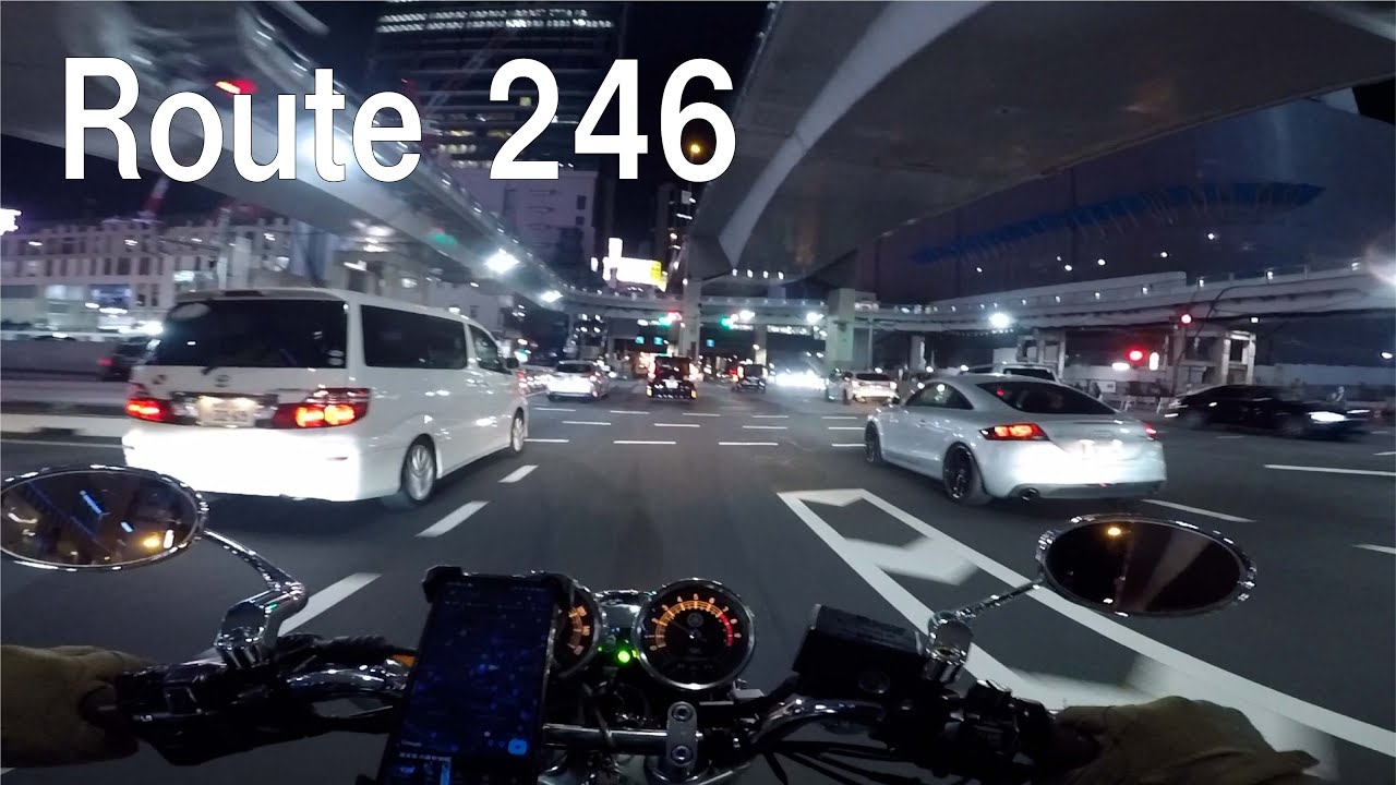 [GoPro] Tokyo Night Driving on Route 246 [SR400] 東京都 国道246号 - YouTube