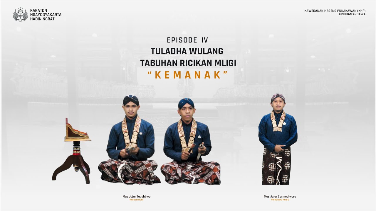 Tuladha Wulang Tabuhan Ricikan Mligi: Kemanak - YouTube