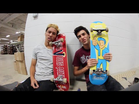 Double Skateboard Setup! - Sam Tabor and John Hill - YouTube
