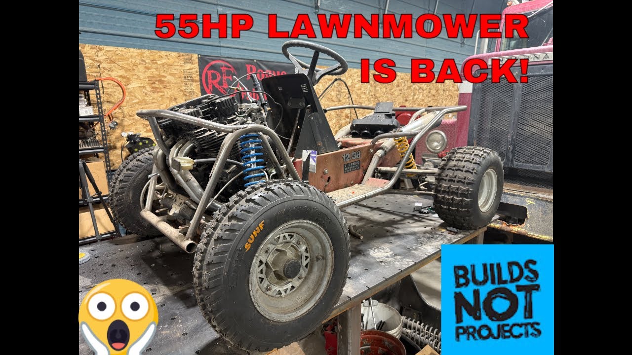55Hp Lawnmower is Back! - YouTube