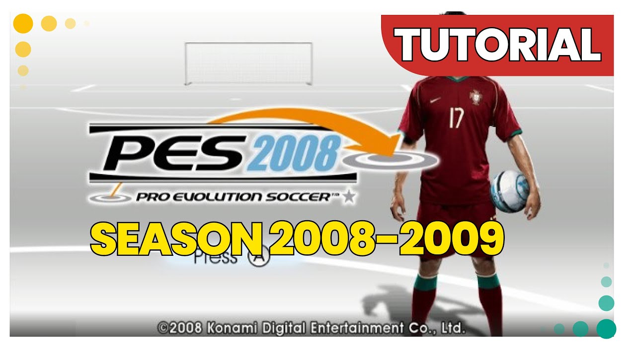 PES 2008 - Gudpley Patch Season 2008-2009 (PC) | TUTORIAL - YouTube