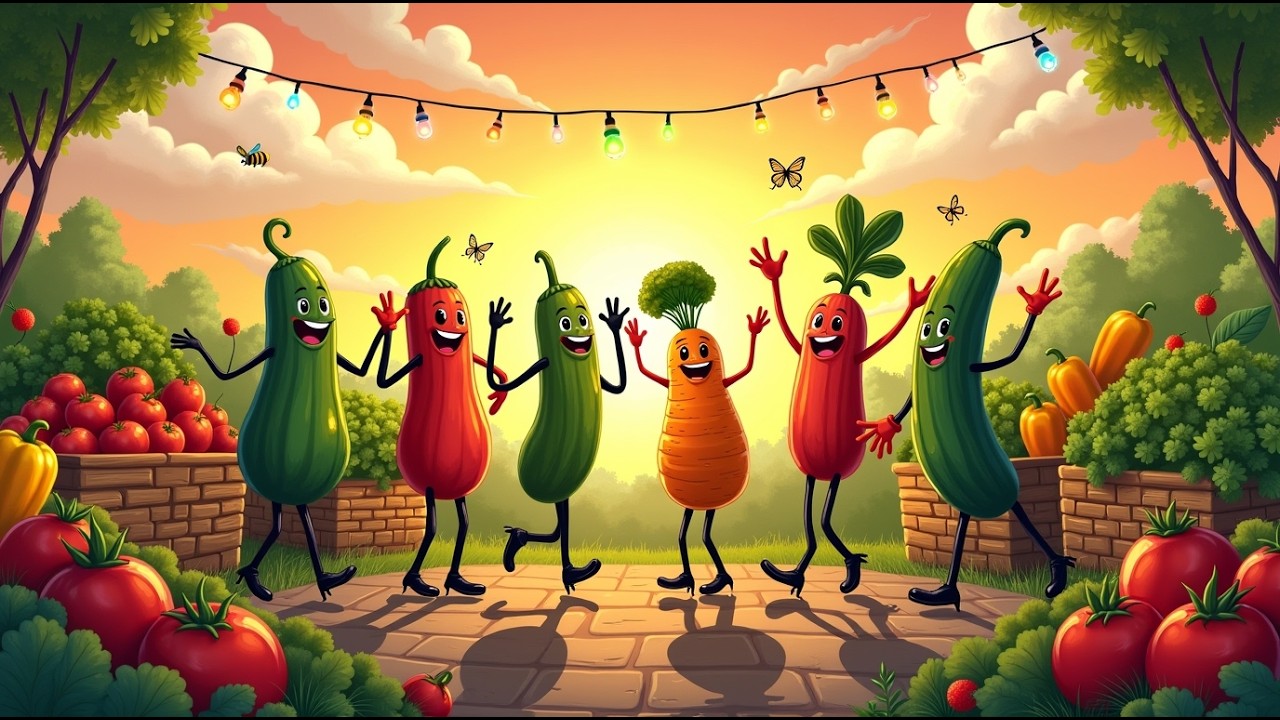Vegetable Garden Boogie | Nursery Rhymes & Cartoons For Babies Kids ...