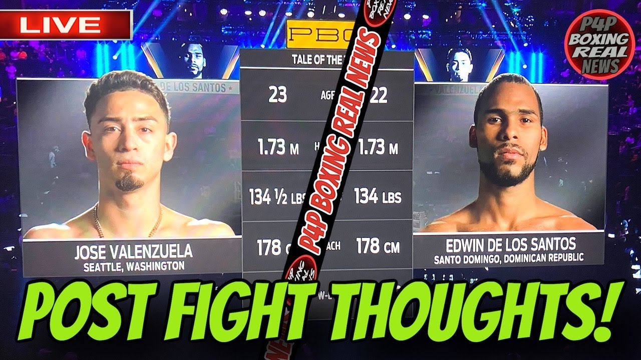 Jose “Rayo” Valenzuela Vs Edwin de Los santos - YouTube
