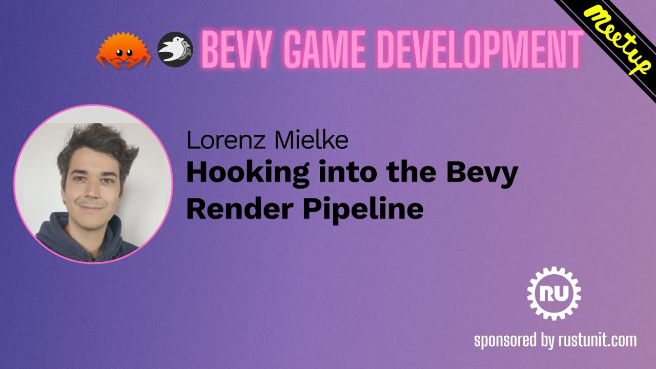 Bevy Meetup#4 - Lorenz - Hooking into the Bevy Rendering Pipeline - YouTube