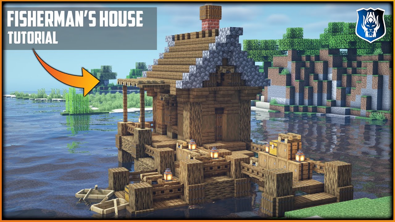 Minecraft How To Builad A FISHERMAN'S HOUSE (Tutorial) - YouTube