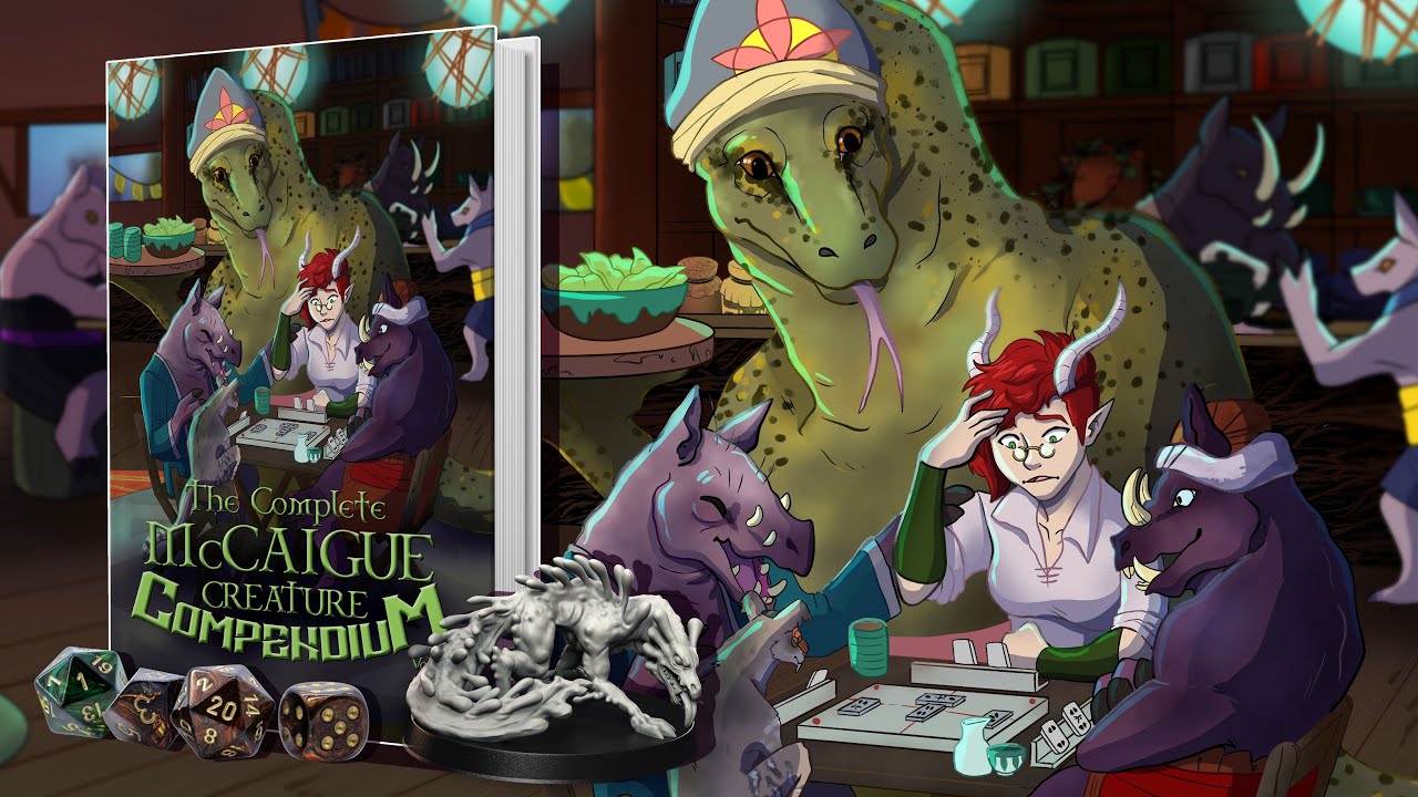 D&D 5e Original Creature Compendium Volume 2! - YouTube