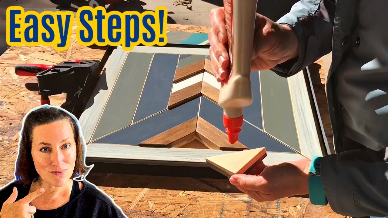 How To Make DIY Scrap Wood Wall Art - Quick & Easy Steps! - YouTube
