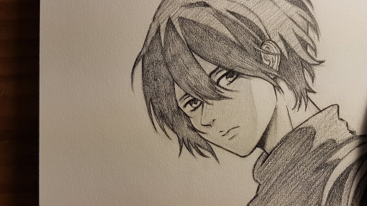 Pencil drawing/Mikasa 진격의거인 미카사 그리기 - YouTube