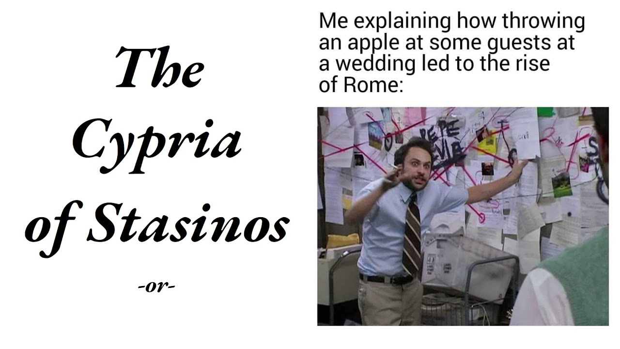 The Epic Cycle Part I - The Cypria - YouTube