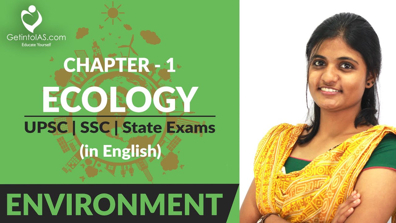 Ecology (Chapter - 1) | Environment & Ecology | Shankar IAS Book | In ...