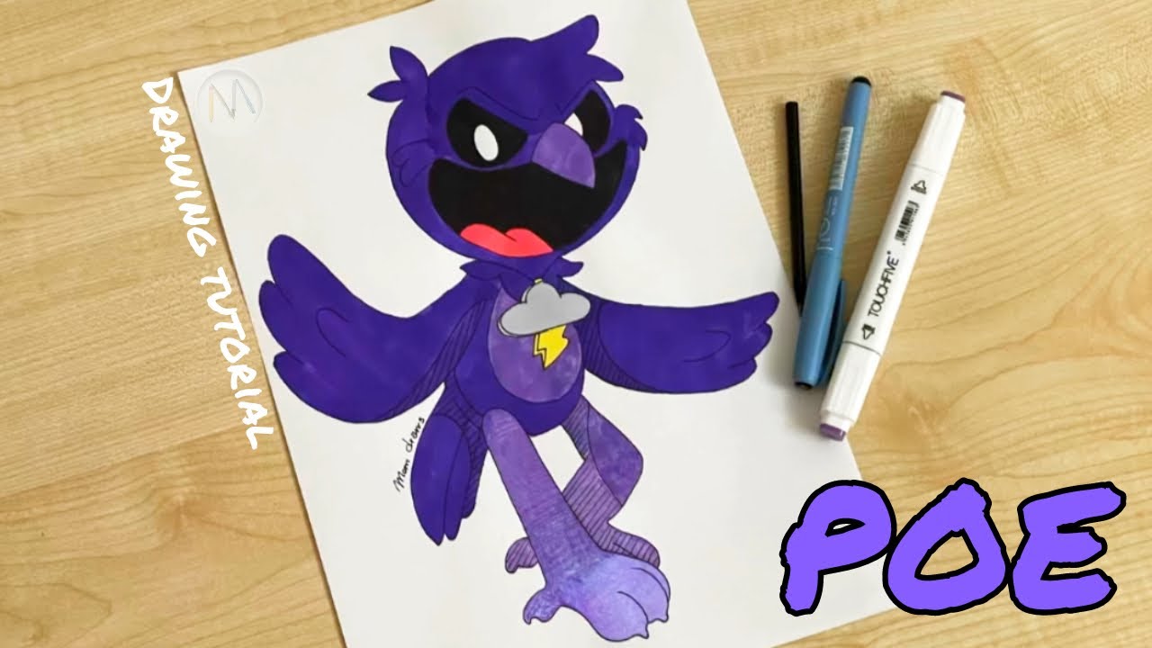 How to draw Poppy Playtime Nightmare Critters POE / How to draw ...