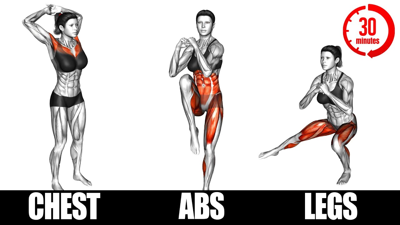 Complete 30 Min FULL BODY Fat Burn Workout - YouTube