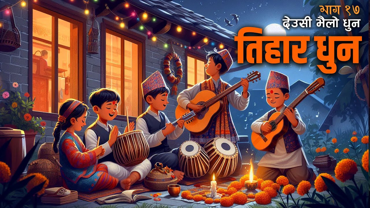 Tihar Dhun- Deusi Bhailo Ep 17 Nepali Deusi Instrumental #DeusiBhailo # ...