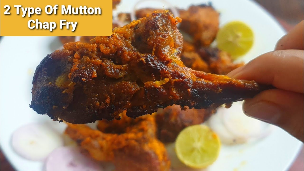 Tandoori Mutton Chap Fry | Tandoori Mutton Chap Fry On Tawa | Crispy ...