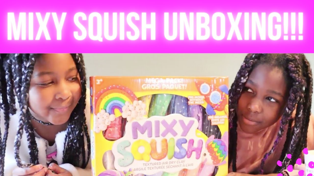 Look at what we made! Mixy Squish Air Dry Clay Unboxing and Review ...
