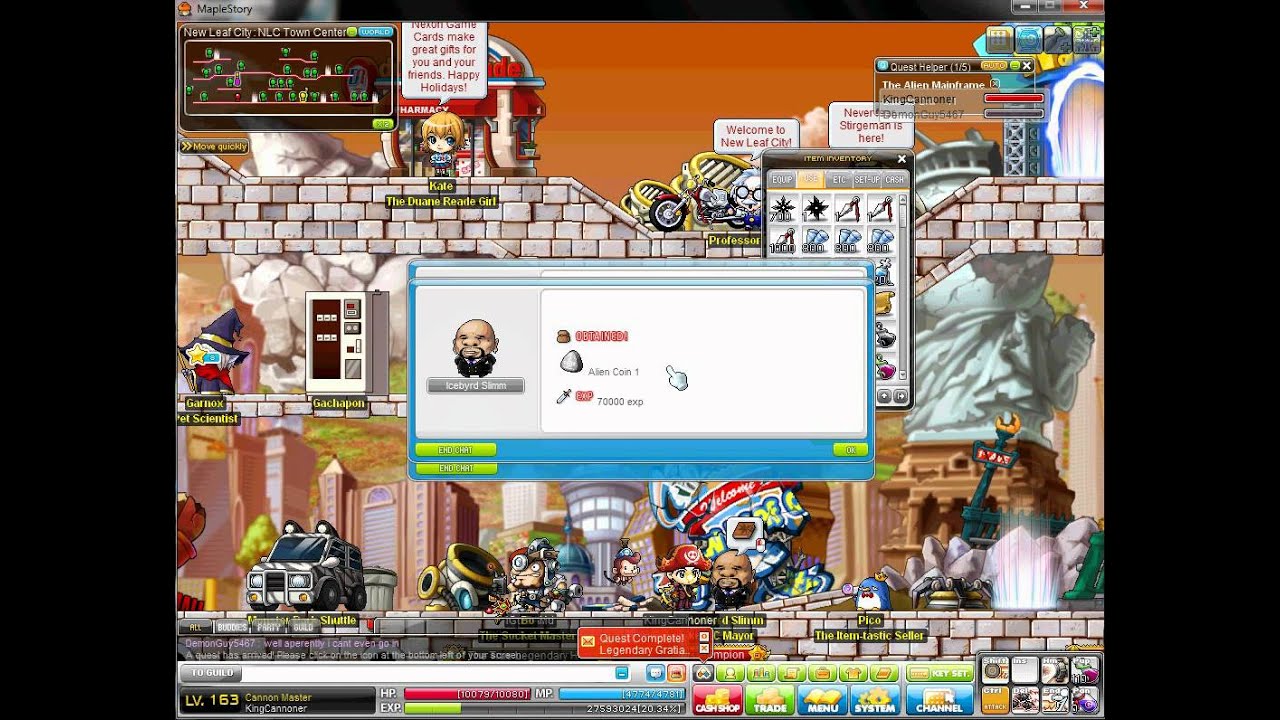 (GMS) Maplestory Solo Alien Boss (REVENGE MODE!) - YouTube