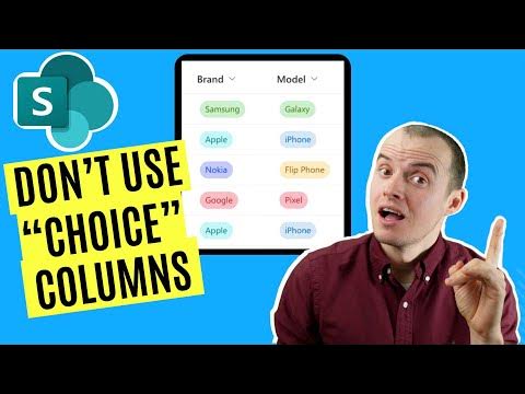 Tagging in SharePoint: Managed Metadata vs. Choice Columns | Nested Choices - YouTube