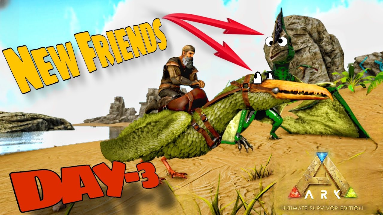 Taming Pelagornic and Pteranodon || ARK Ultimate Survival edition Day ...
