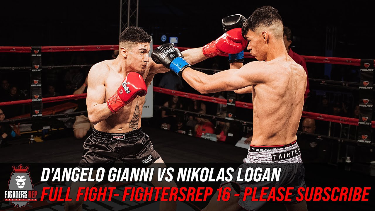 D'Angelo Gianni vs Nikolas Logan | Full Fight - FightersRep 16 - YouTube
