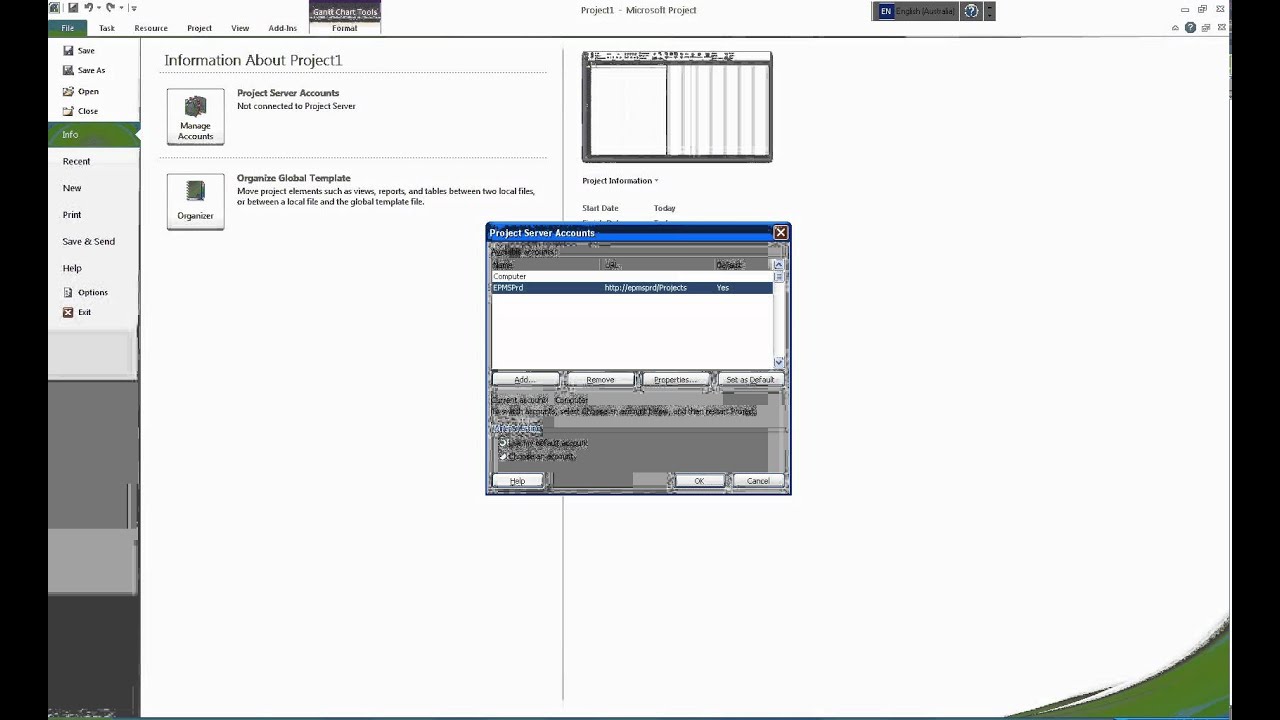 EPMS - Connecting to the server - YouTube