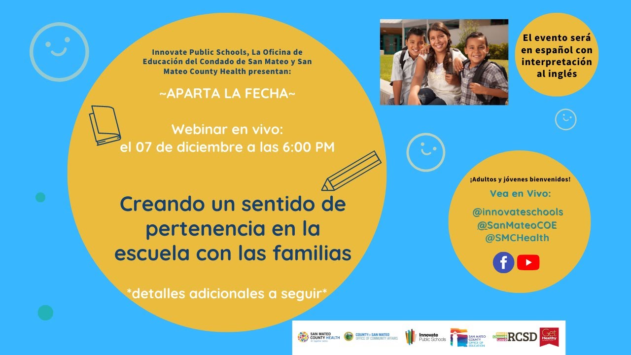 Creando un sentido de pertenencia en la escuela con las familias - YouTube