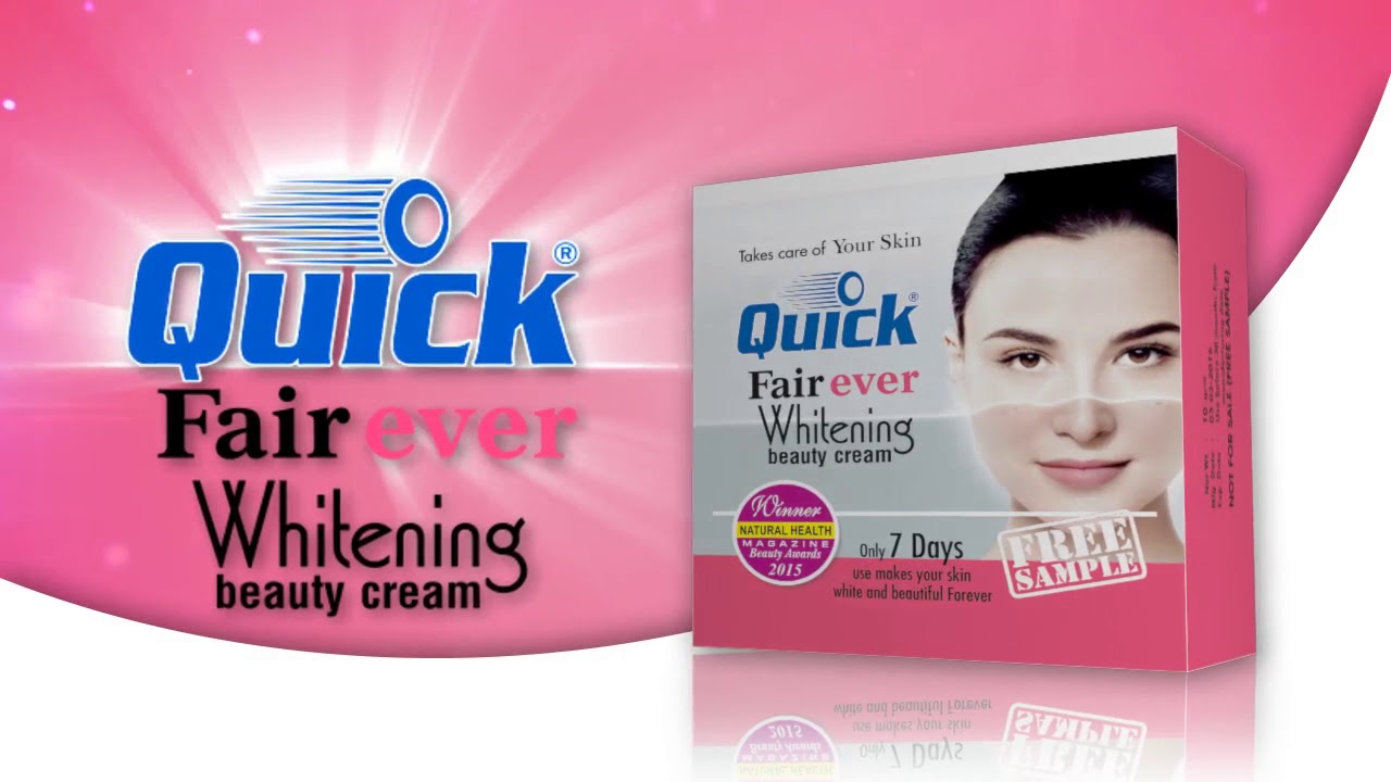 Quick Fair Ever Whitening Beauty Cream - YouTube
