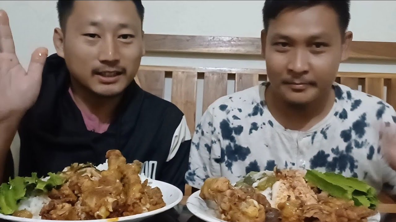 @Sebnagafamily7 Naga Style Chicken Mukbang With brother seb - YouTube