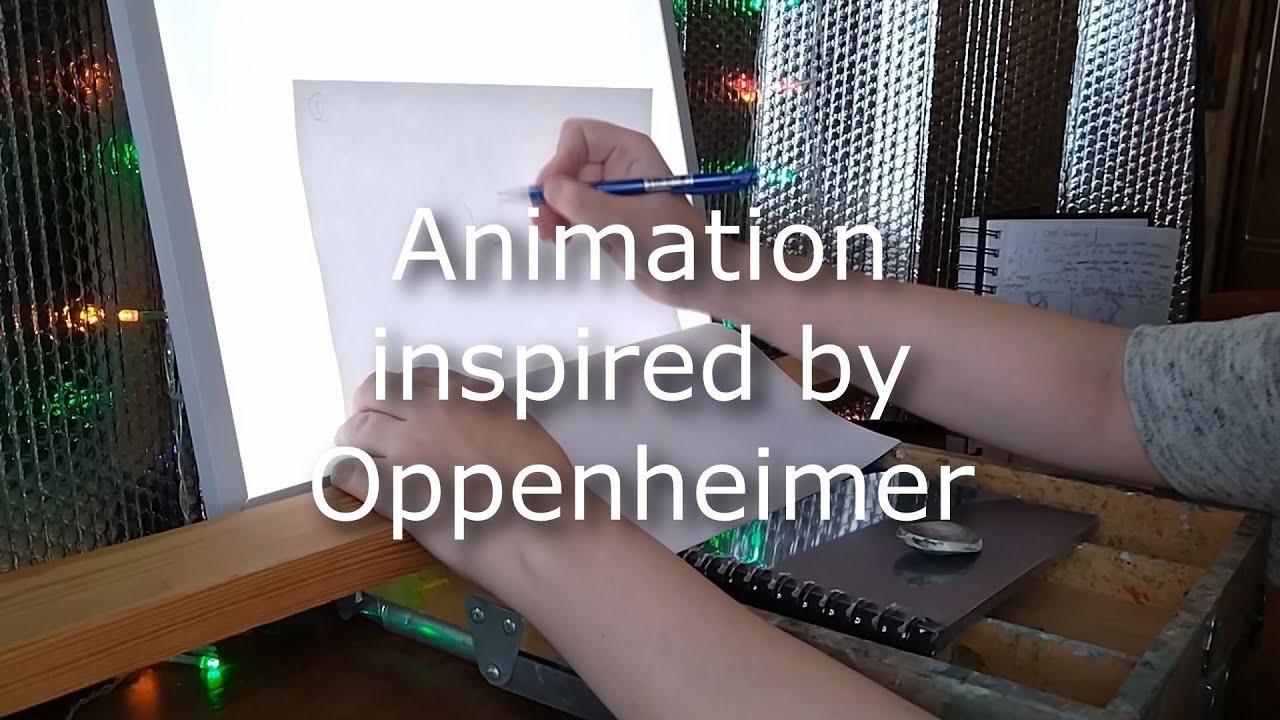 Creating animation on paper - Oppenheimer goes to therapy - YouTube