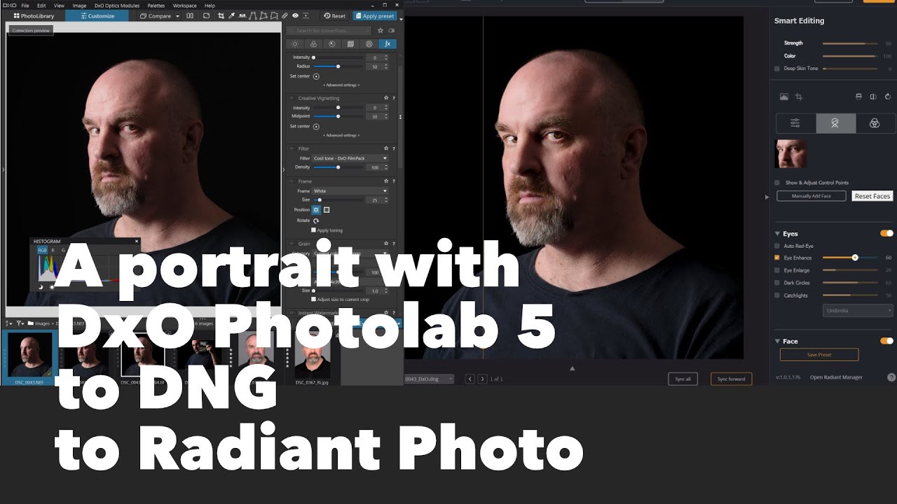 Portrait edit in DxO Photolab 5 then finished in Radiant Photo. How did ...
