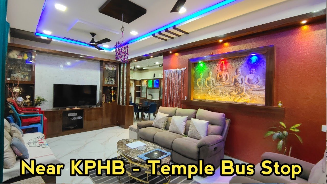 Fully Furnished 3BHK Flat For Sale in KPHB Near Temple Bus Stop - YouTube
