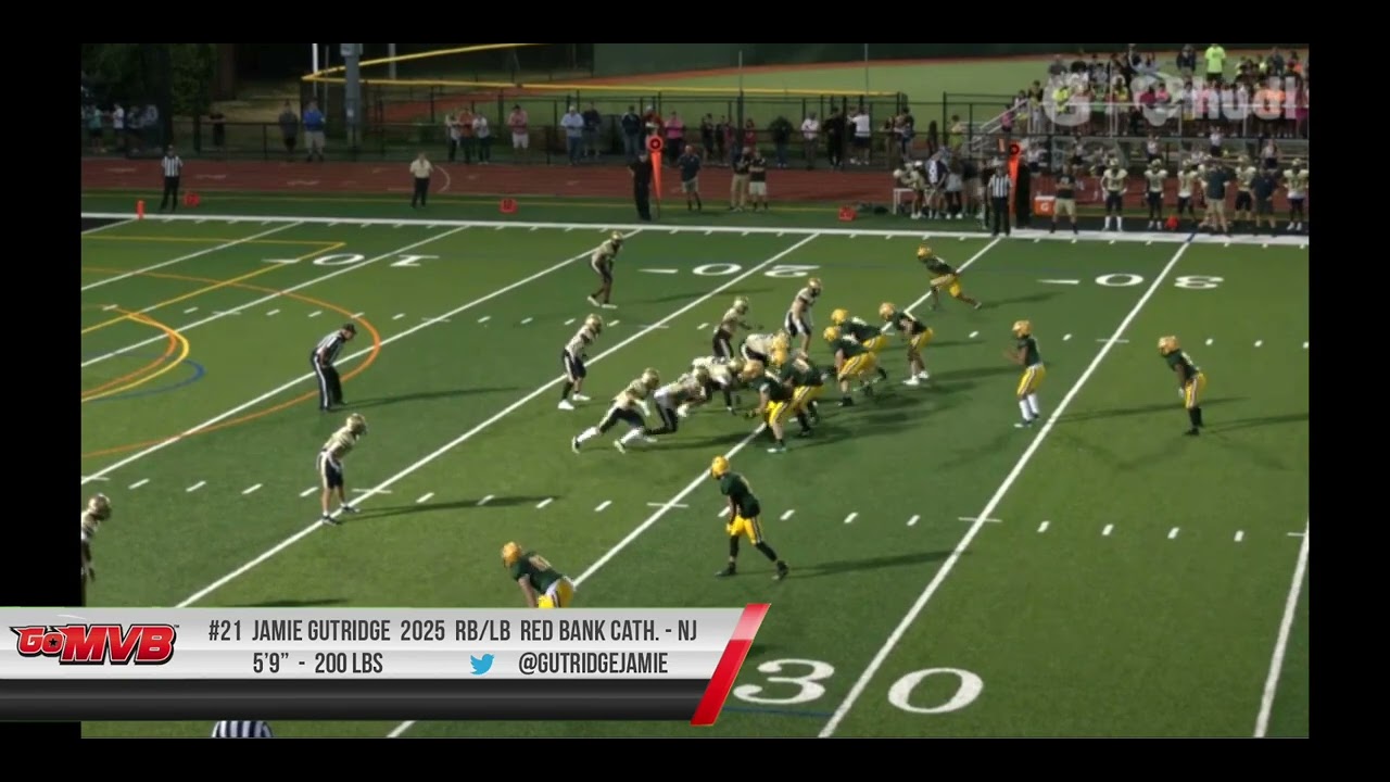 🏈 Press ️ Watch Now JAMIE GUTRIDGE TOP PLAYS '25 RB, LB - YouTube