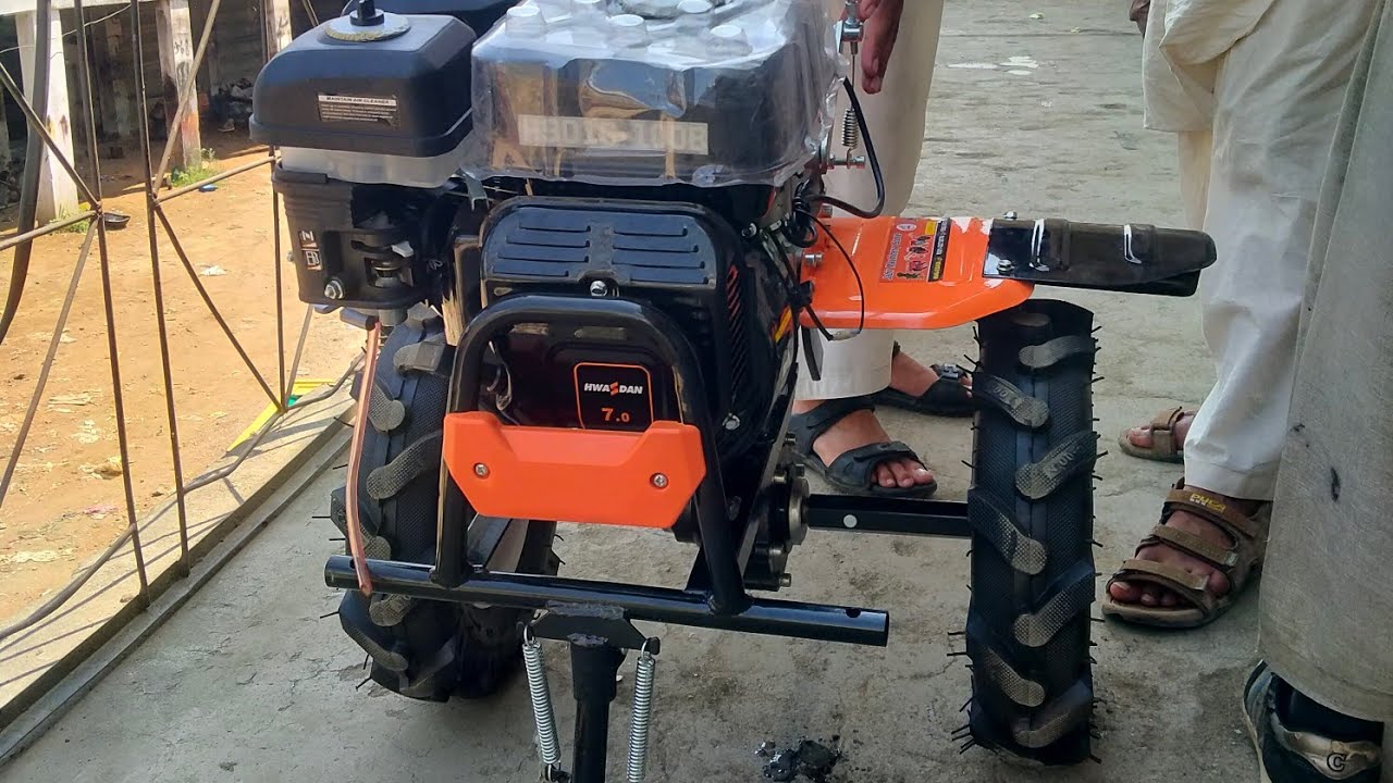 Japan tech power tiller 7hp available - YouTube