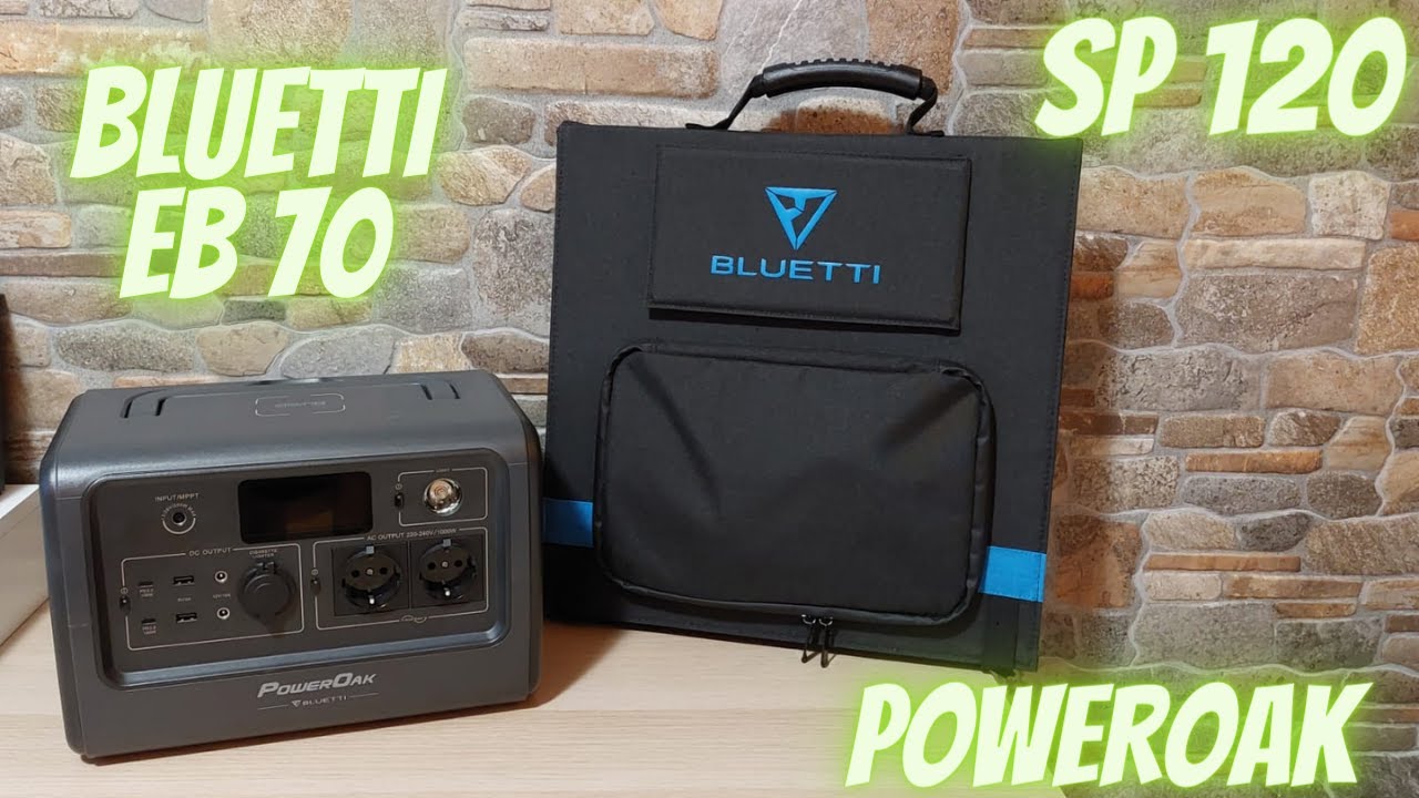 Recensione BLUETTI EB70 e PANNELLO SOLARE SP 120 #BLUETTI, Just power ...