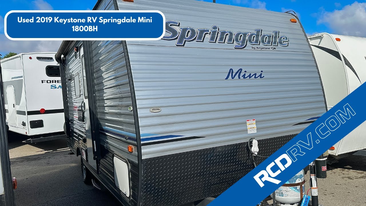 Used 2019 Keystone RV Springdale Mini 1800BH - Delaware - YouTube