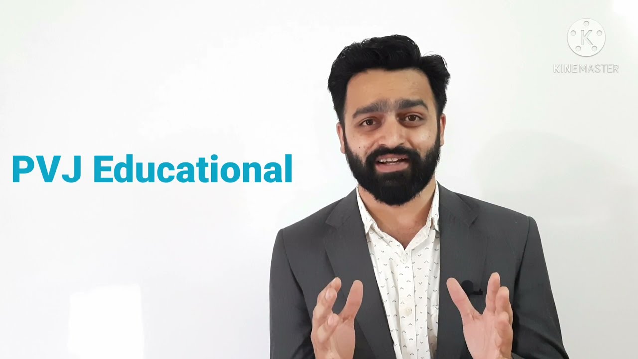 My First Video | Prasad Joshi | PVJ Educational - YouTube