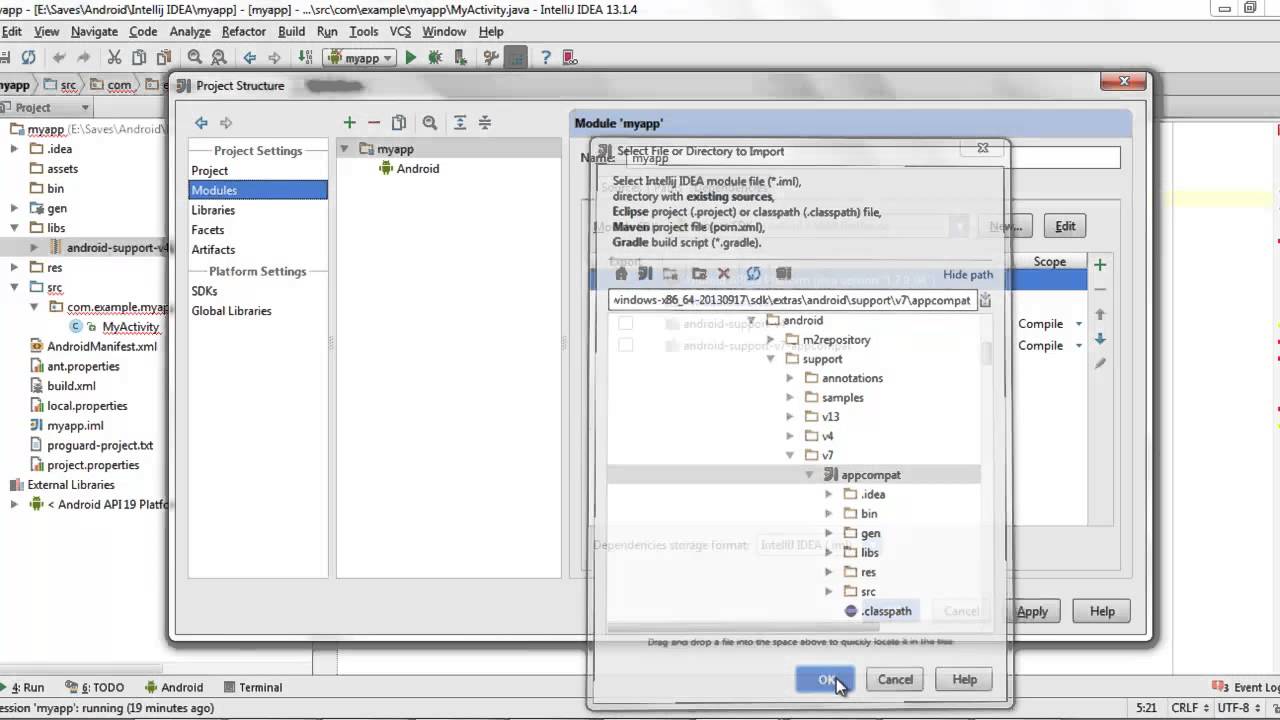Android Support V7 Appcompat Youtube