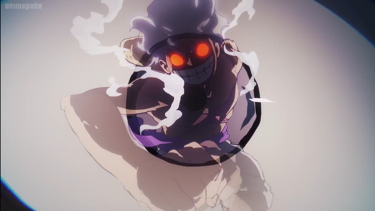 Gear 5 luffy punches Lucci - YouTube
