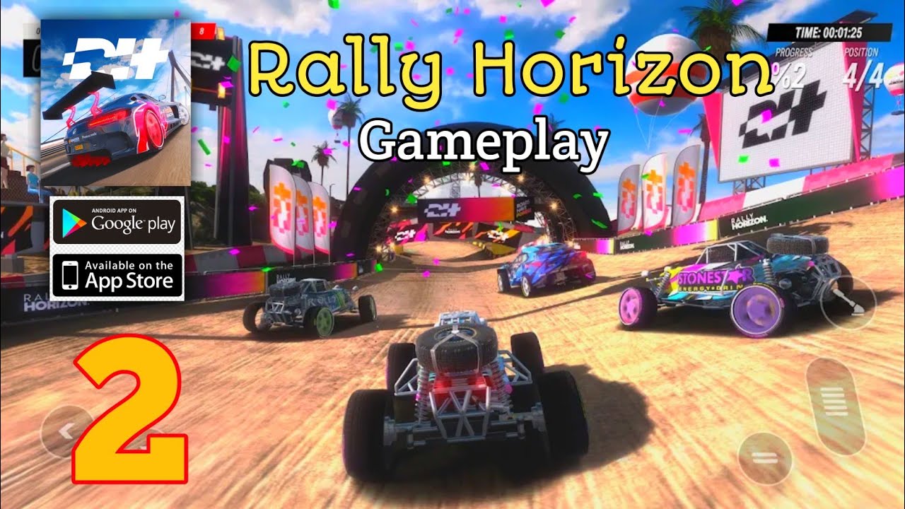 Rally Horizon Gameplay Walkthrough (Android ,iOS) - Part 2 | වැඩ්ඩො ...