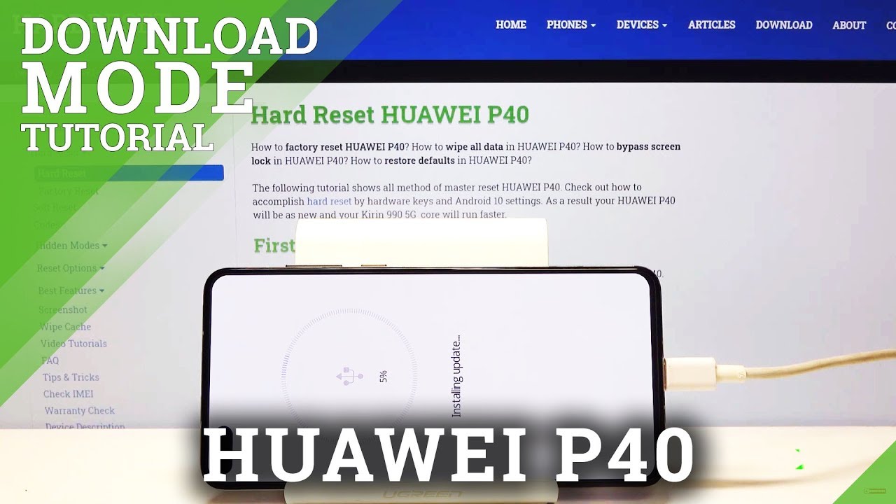 HUAWEI P40 Download Mode | How to Enter & Quit Download Mode - YouTube