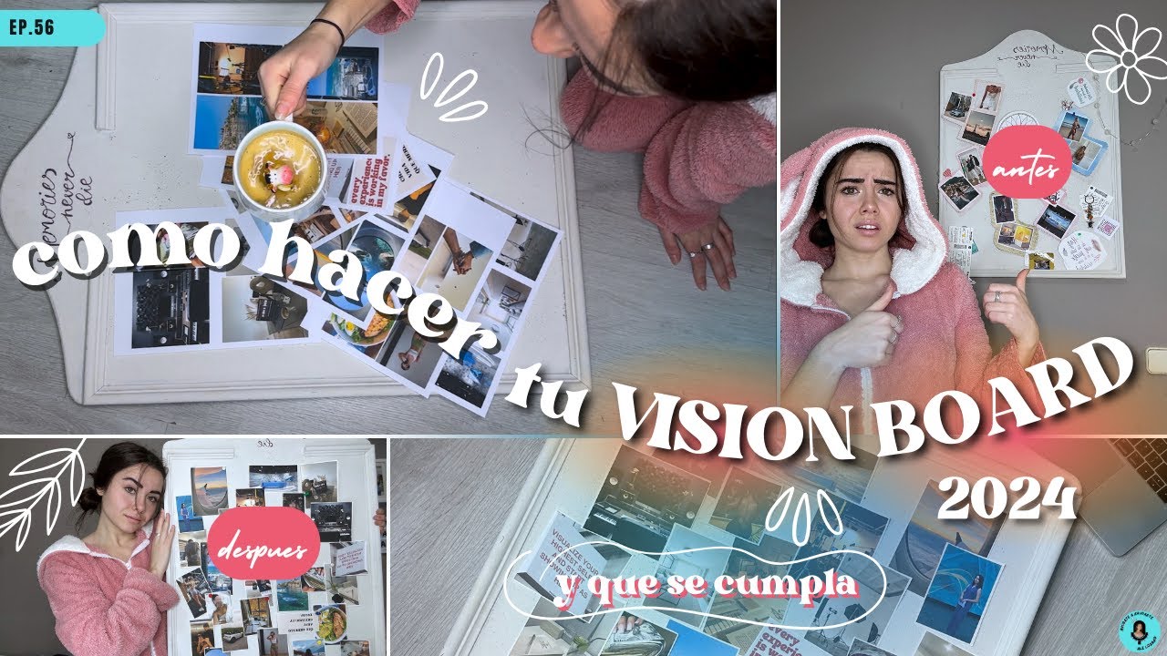 CÓMO hacer un VISION BOARD que FUNCIONE - YouTube