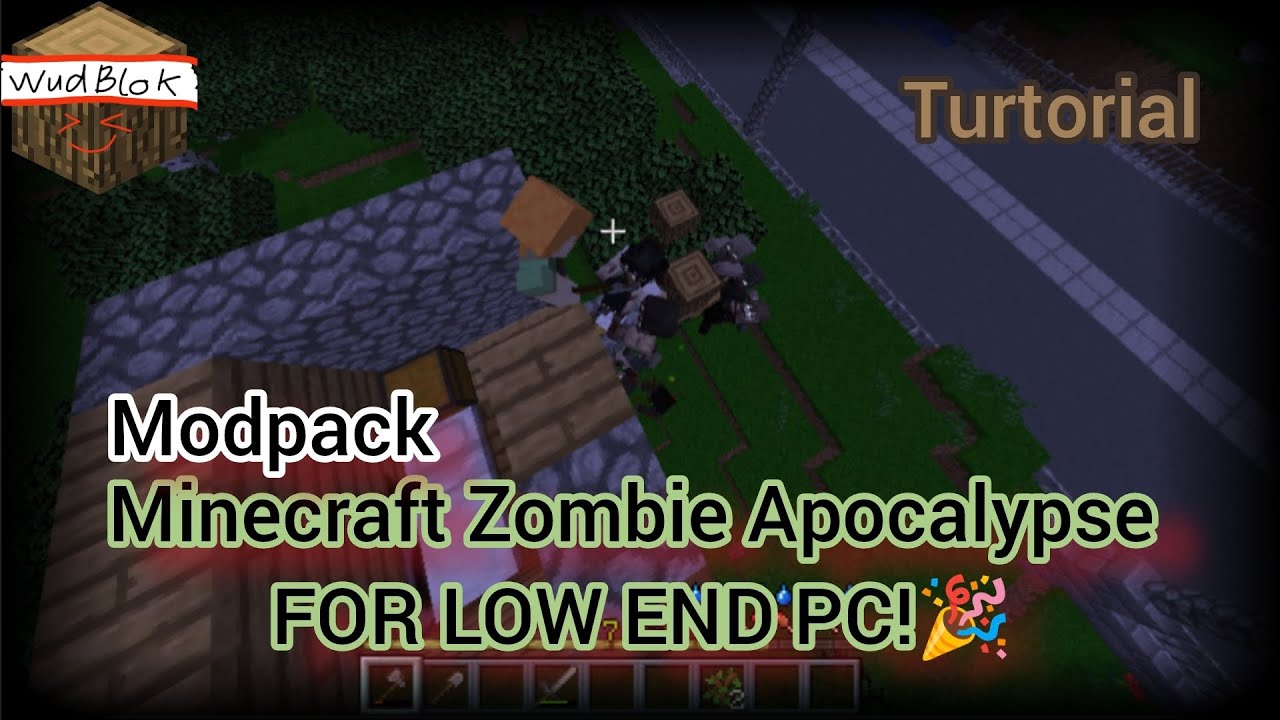 Minecraft TLAUNCHER Zombie Apocalypse Modpack for low end PC! | Cursed ...