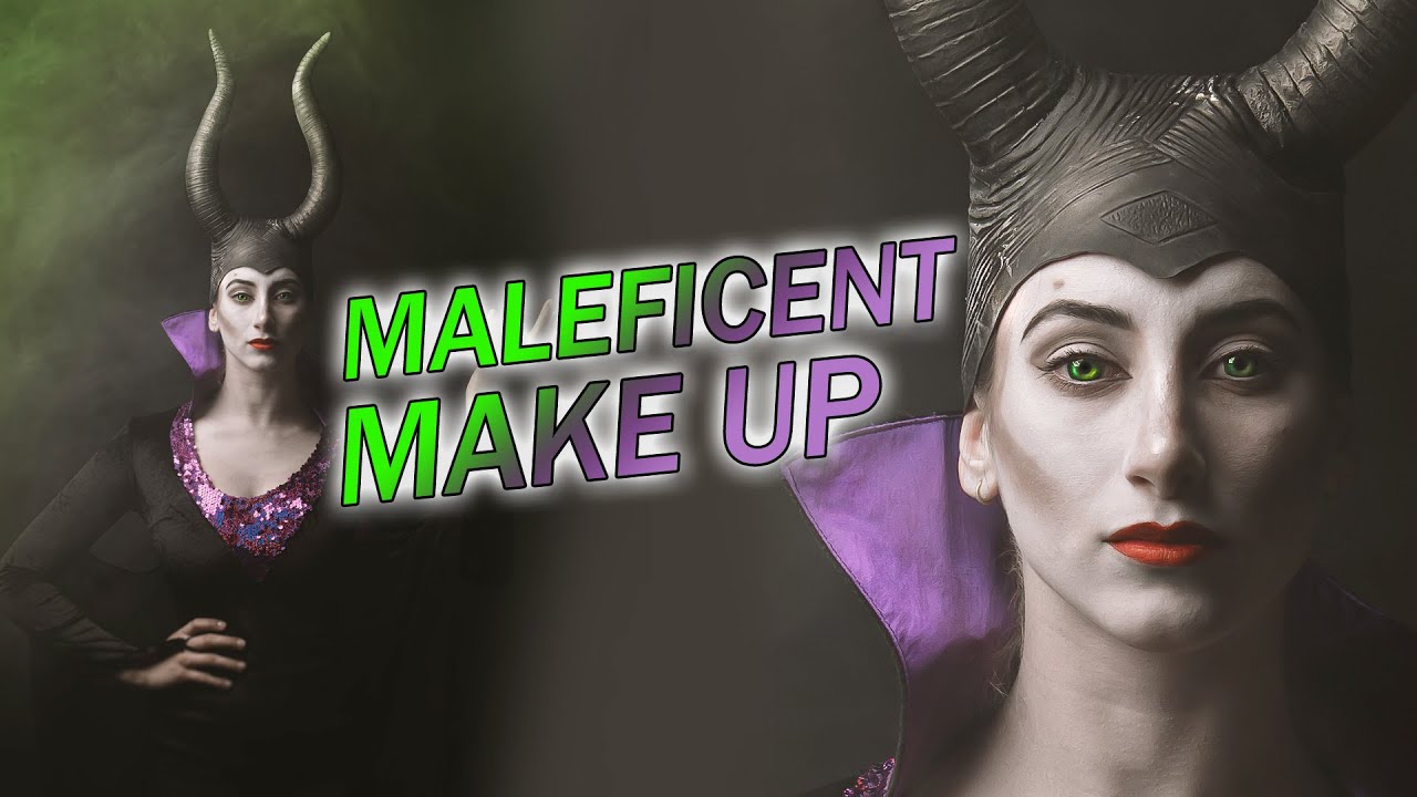MALEFICENT Make Up Tutorial - Angelina Jolie Maleficent schminken - YouTube