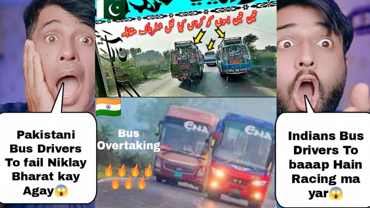 Pakistani Bus Drivers Skills Vs Indian Bus Drivers Skills 2024 ...