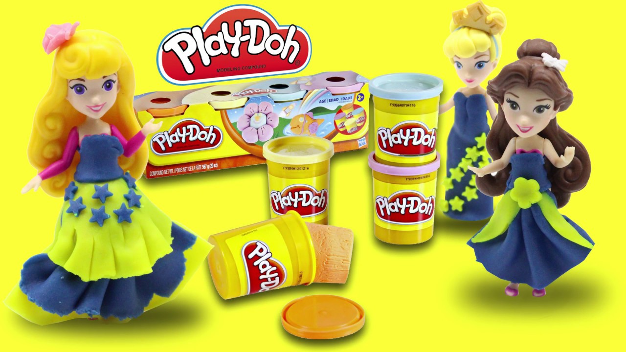 PLAY DOH Disney Prettiest PRINCESS CASTLE Cinderella Belle Play-Doh ...