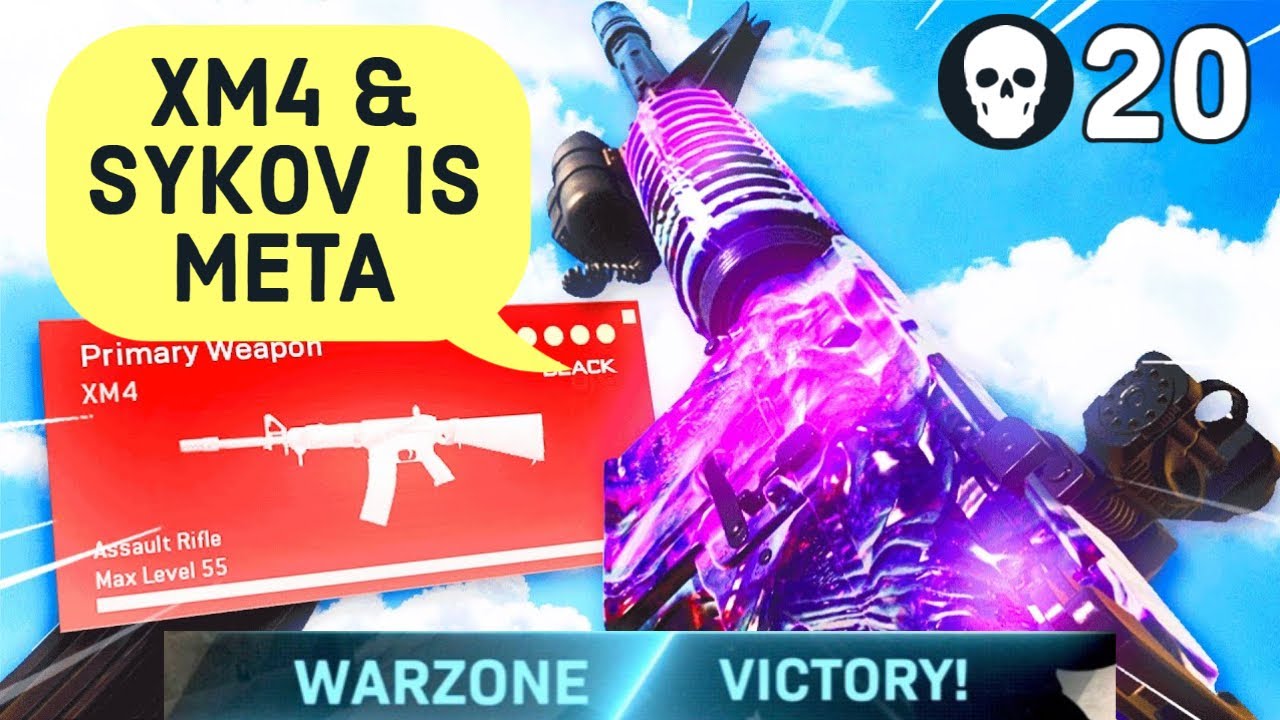 THIS XM4 + SYKOV PISTOL COMBO IS *META* 🔥 (Best XM4 Loadout) + (Best ...