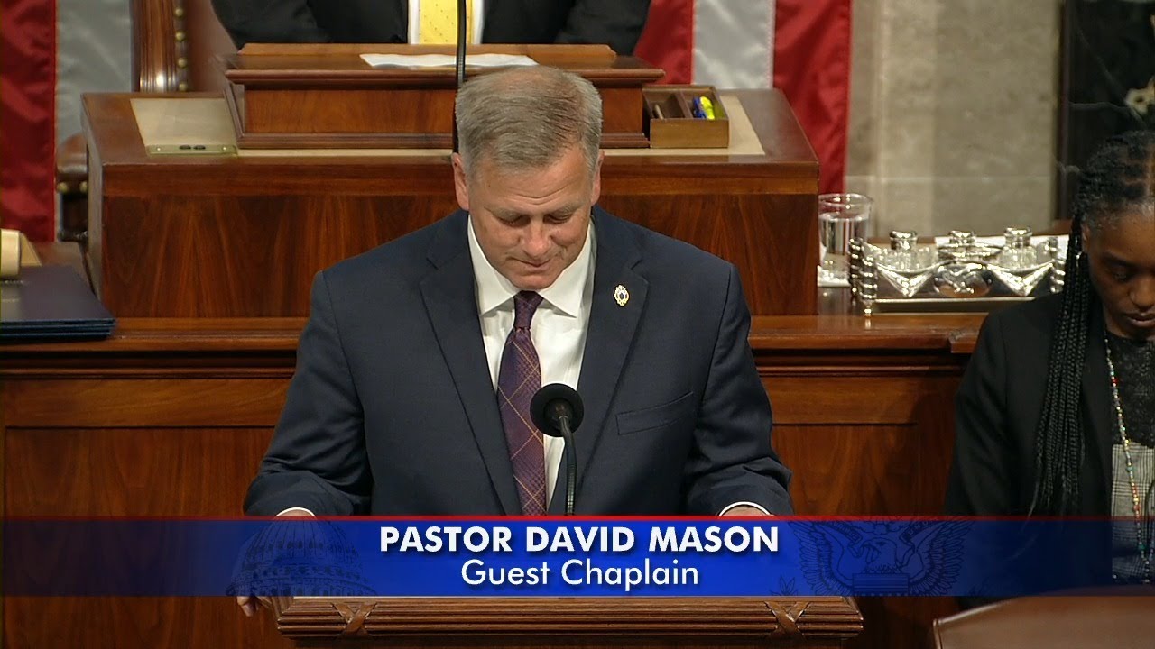 U.S. House Opening Prayer May 10, 2024 Pastor David Mason - YouTube