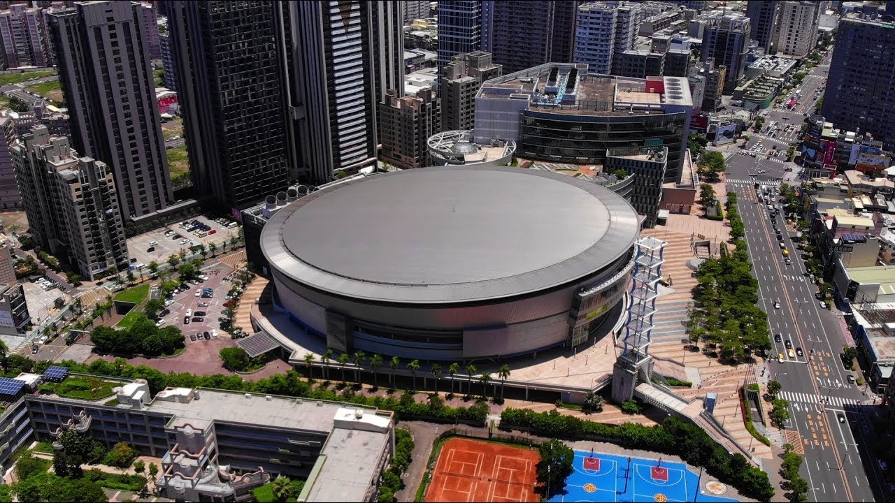 Kaohsiung Arena 高雄巨蛋 🇹🇼 (2019-06) {aerial} - YouTube