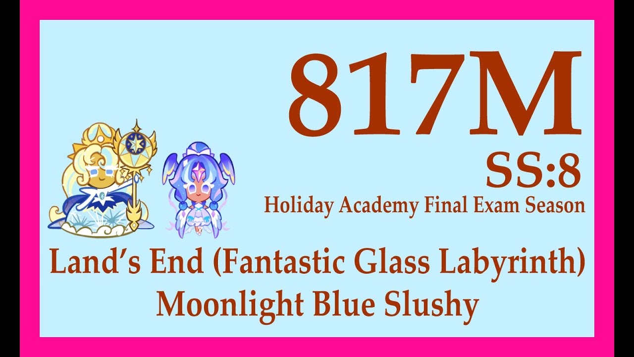 CROB Land’s End (Fantastic Glass Labyrinth) Moonlight Blue Slushy 817M ...