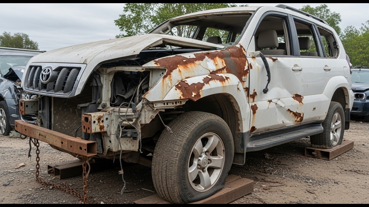 💪 The Toyota Prado 'Tank' CRASHED: Rebuilding the Indestructible Off ...