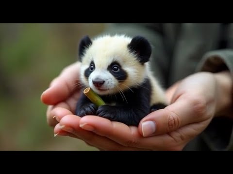 "The Panda-Squirrel: Nature’s Fluffiest Tree Hugger! 🐼🐿 "#PandaSquirrel ...